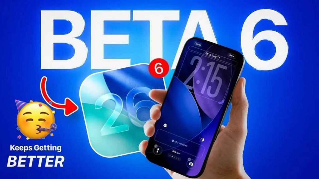 Apple Releases iOS 26 Beta 6: New Features, Improvements, and ...